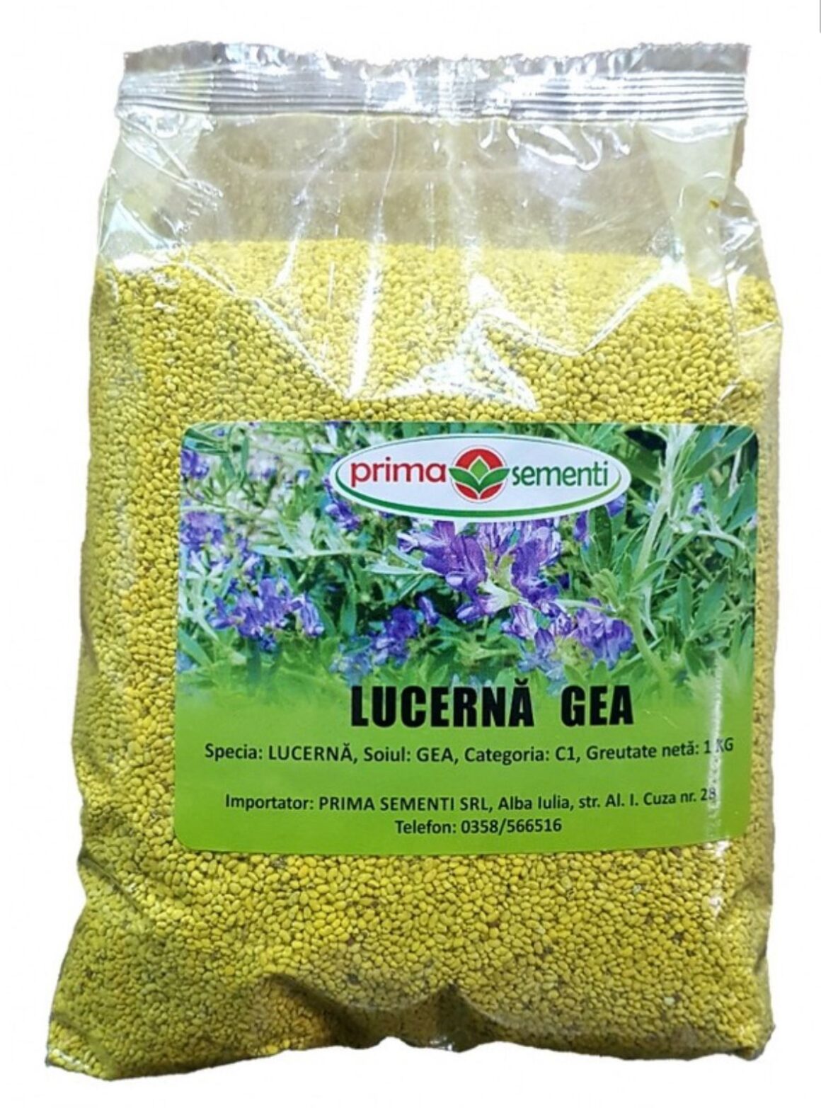 Seminte de Lucerna Gea drajata 1 kg, Prima Sementi - SolarLegume.ro ...